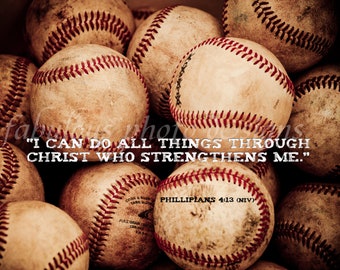 Baseball bible verse | Etsy