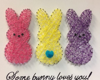Bunny string art | Etsy