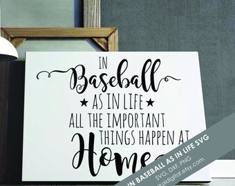 Baseball life svg | Etsy