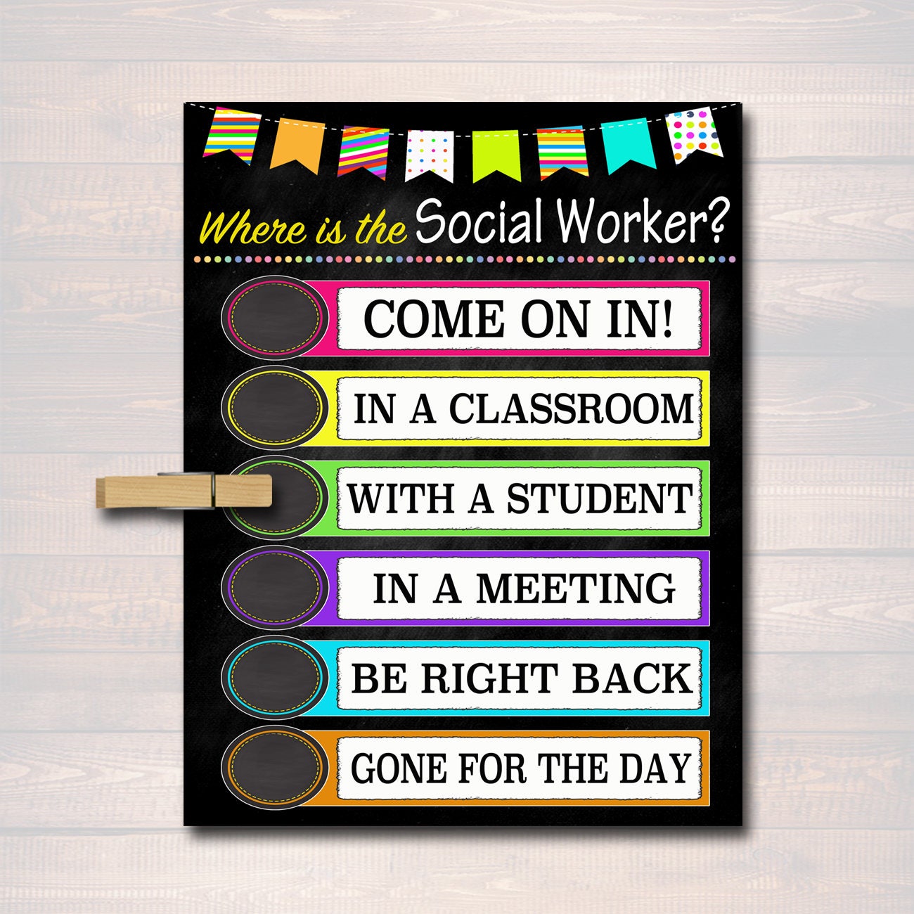 Social Worker Door Sign Social Worker Gifts Office Door
