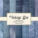Vintage Blue Digital Paper antique scrapbook paper blue