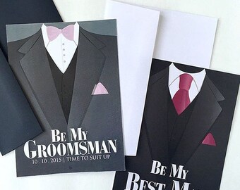Groomsmen invitation | Etsy