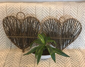 Heart shaped basket | Etsy