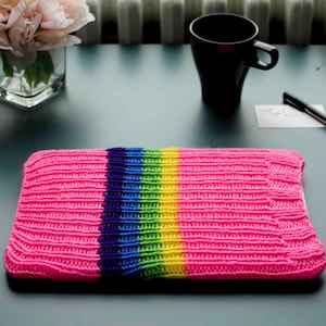 Knit laptop sleeve | Etsy