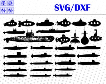 Submarine svg | Etsy