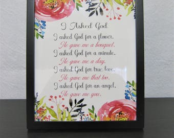 I asked god | Etsy