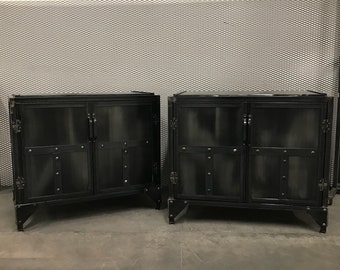 Metal nightstand | Etsy