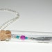 Test Tube Necklace Vial Necklace Glass Vial Feather in a