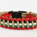 Paracord Survival Bracelet Iraq Campaign Medal Colors