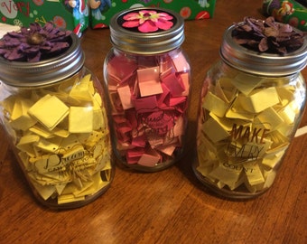 Jar of quotes | Etsy