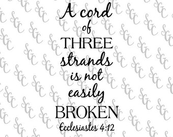 Cord of three | Etsy