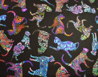 Cat fabric | Etsy