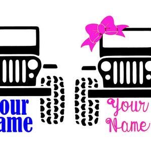 Jeep girl decals | Etsy