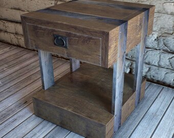 Metal nightstand | Etsy