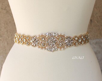 Rhinestone belt | Etsy