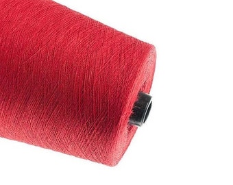 Organic Natural Flax Linen Yarn Thread on cone 2 ply / 3 ply