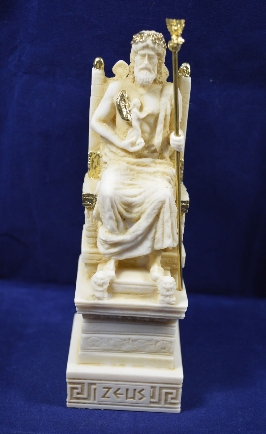 Zeus Statue Ancient Greek Mythology Father Of All Gods