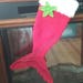 Mermaid Tail Holiday Stocking Crochet Pattern Only Nautical