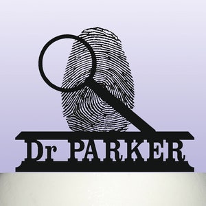 Science cake topper | Etsy