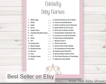 Baby Shower Games Baby Animals Name Game Woodland Baby