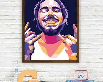 Post malone poster | Etsy