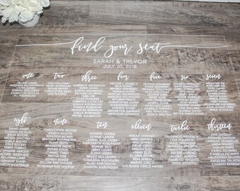 Seating chart | Etsy
