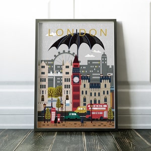 London poster | Etsy