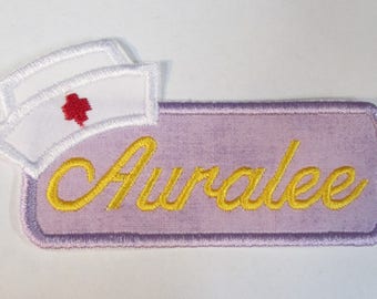 Nurse name tag | Etsy