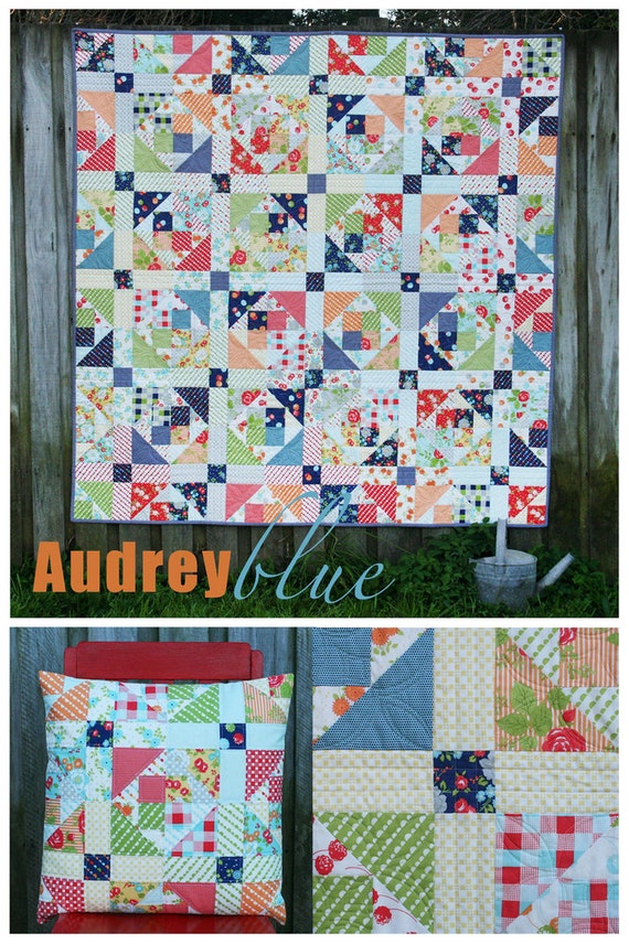 Audry Blue Quilt Pattern