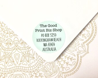 French Bee and Crown Seals or Custom Address Labels Set of 12