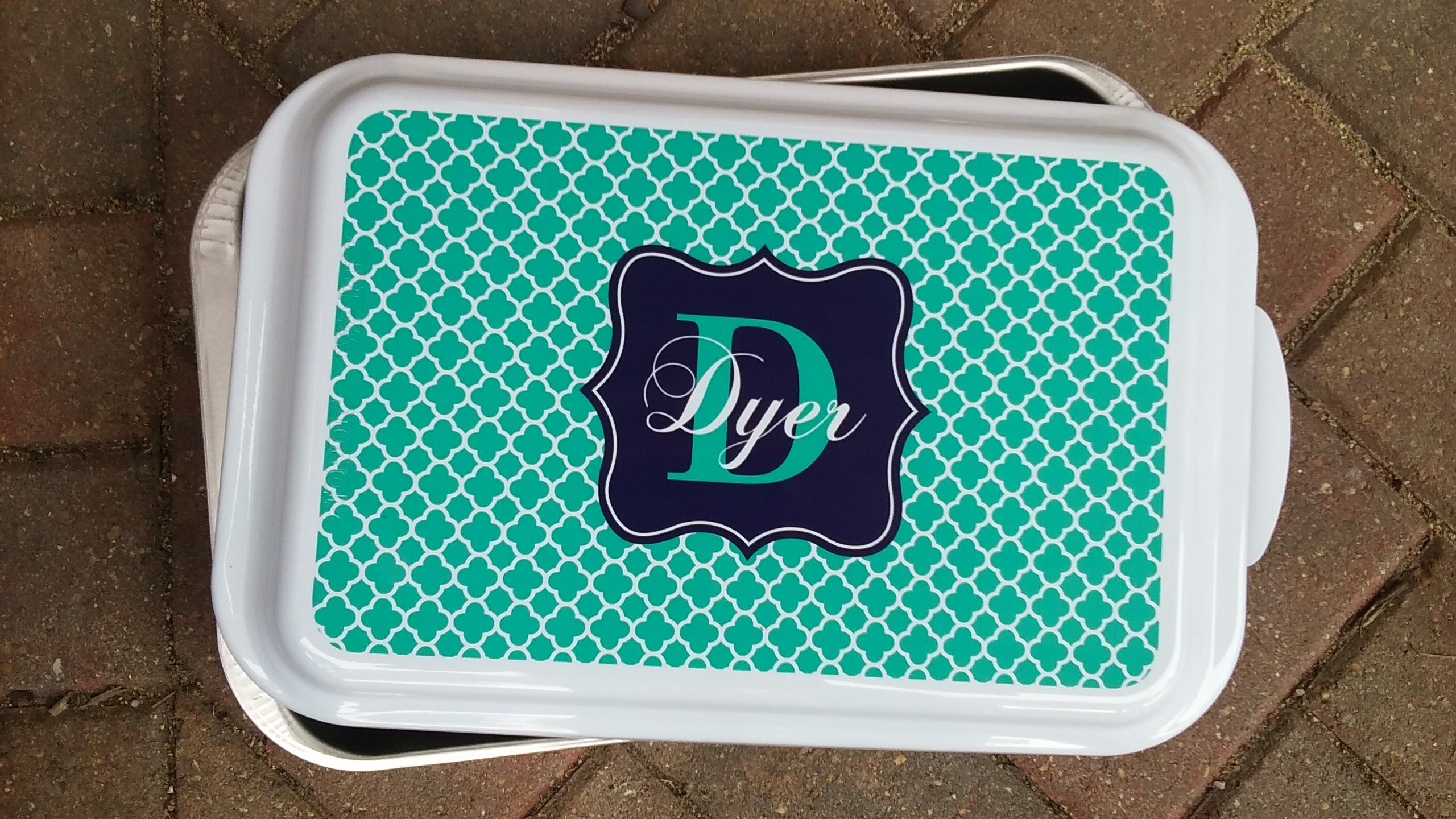 Personalized Cake Pan Casserole Dish Housewarming Gift