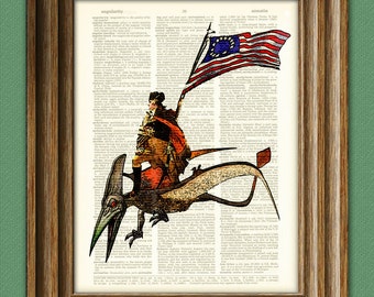 Riding a dinosaur | Etsy