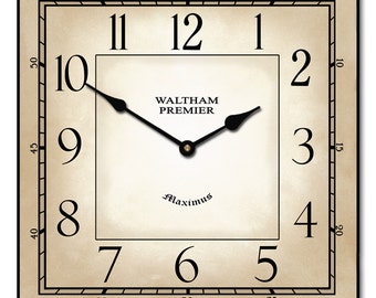 Square wall clock | Etsy