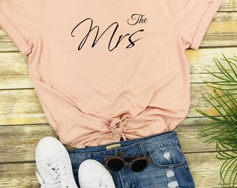 Mrs shirt | Etsy