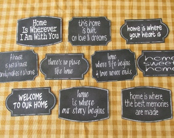 Home chalkboard | Etsy