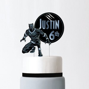 Panther cake topper | Etsy