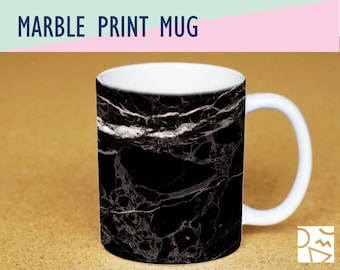 Marble coffee mug | Etsy
