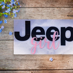 Jeep girl decals | Etsy