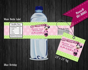 Minnie mouse labels | Etsy