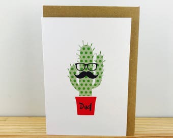 any man can be a father father's day card