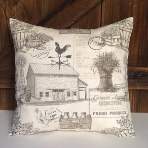 Farm pillow | Etsy