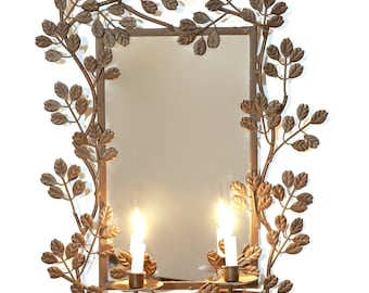 Mirror candle holder | Etsy