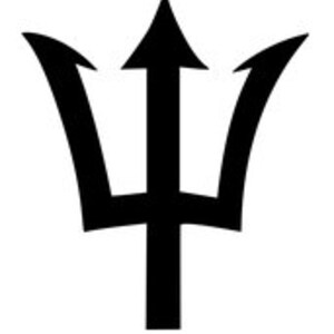 Trident decal | Etsy