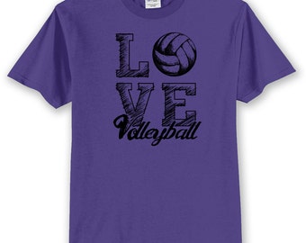 Volleyball tshirt | Etsy