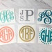 Personalized Monogram Vinyl Decal DIY Vinyl Stickers
