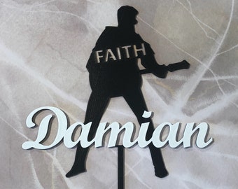 Elvis cake topper | Etsy