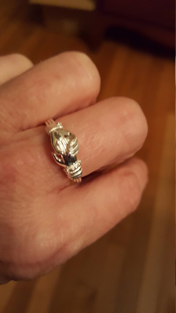 R-0074 Fede or Gimmal Ring Georgian Wedding Ring Regency