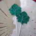 10 Maple Leaf Leaves Lollipops Suckers Party Favors Fall