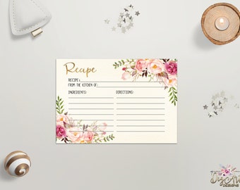 5x7 recipe cards | Etsy