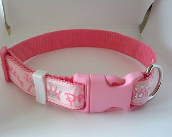 Princess dog collar | Etsy